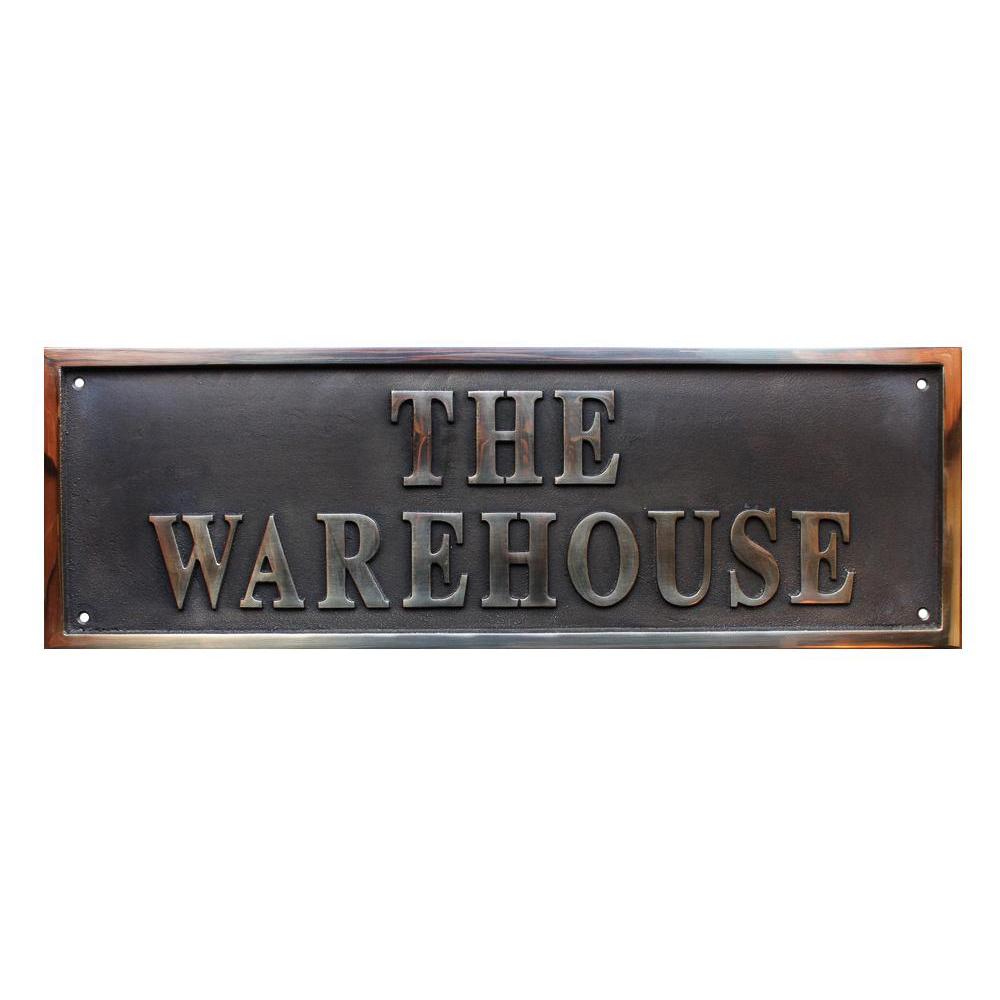 Cast Bronze Custom Made House Sign - Signcast